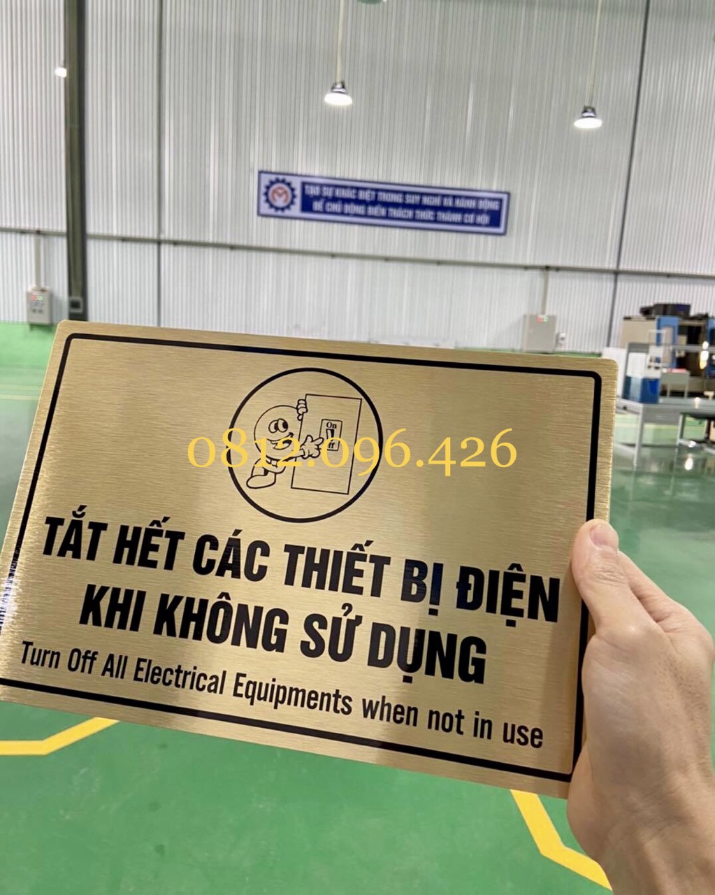 Biển Tắt Các Thiết Bị điện Dành Cho Văn Phòng Biển Phòng Ban